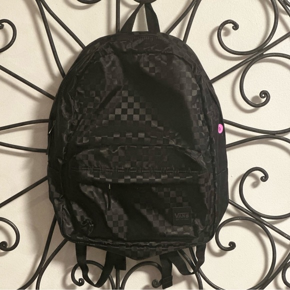 Vans | Office | New Vans Book Bag Old Skool Checkerboard Black | Poshmark